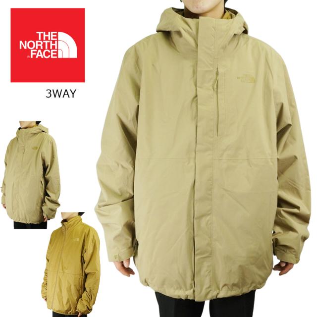 ノースフェイスTHE NORTH FACEメンズ ジャケットM CARTO TRICLIMATEカート トリクラメイトKELPTN/UTLTYBRN(ケルプタン/ブラウン)男性用 上着 ライナー付き 3WAY ナイロン 茶 アウター