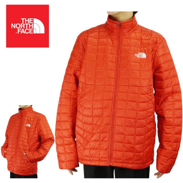 ノースフェイスTHE NORTH FACEメンズ ジャケットTHERMOBALL ECO JACKETサーモボール エコ ジャケットTNF RED(レッド)男性用 上着  アウトドア 赤 ストリート ナイロン アウター