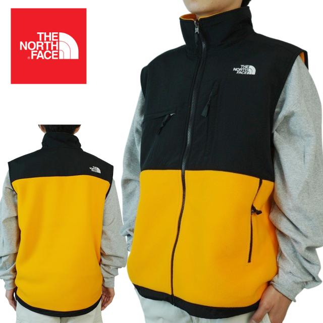 ノースフェイスTHE NORTH FACEメンズ ベストM DENALI VESTメンズ デナリ ベストCONE ORANGE(コーン オレンジ) フリース ボア アウター 袖なし キャンプ アウトドア レイヤード