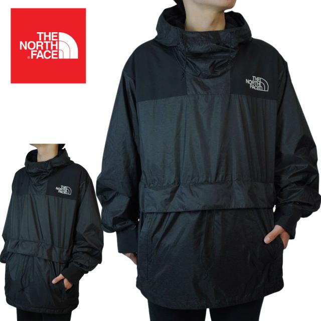 ノースフェイスTHE NORTH FACEメンズ ジャケットM OUTLINE ANRKメンズ アウトライン アノラックTNF BLACK(ブラック) ナイロン マウンパ 被り フード アウトドア ジップ キャンプ 黒
