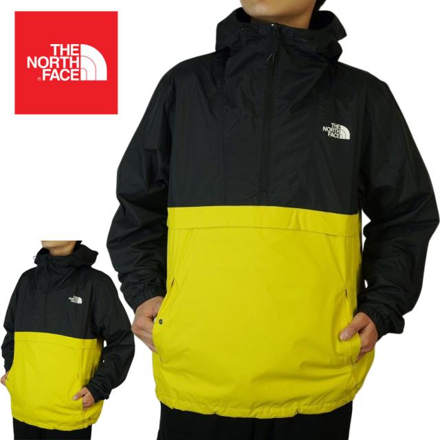 ノースフェイスTHE NORTH FACEメンズ ジャケットM ANTORA ANORAKメンズ アントラ アノラックTNFBLK/ACIDYLW(ブラック/アシッドイエロー)ハーフジップ 被り ナイロン アウター ロゴ キャンプ アウトドア 黒 黄
