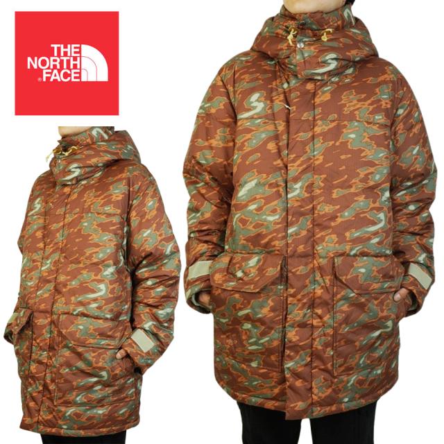 ノースフェイスTHE NORTH FACEメンズ ジャケットM P 77 BROOKS RANGE PARKAメンズ 77 ブルックス レンジ パーカDRKOKGLCRCMPRNT(ダークオークカモプリント)ダウン コート フード ナイロン アウター ロゴ キャンプ アウトドア
