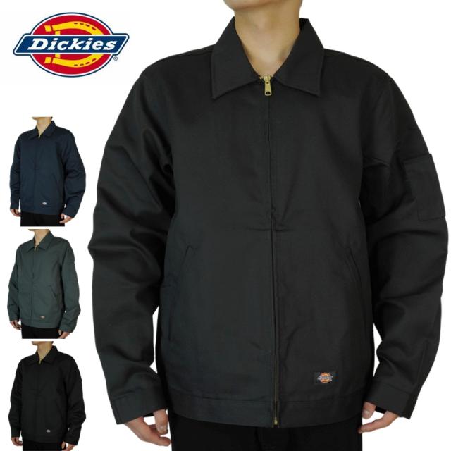 DICKIES ディッキーズメンズ ジャケットウーブン ジャケット MENS WOVEN JACKETCHARCOAL DARK NAVY BLACK チャコール ダークネイビー ブラック黒 灰 紺 レイヤード 重ね着TATOO ローライダー 作業着 大きめサイズ ストリート ゆったり