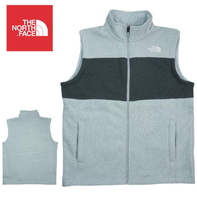 ノースフェイスTHE NORTH FACEメンズ ベストM GORDON LYONS F/Z VESTゴードン リヨン ライオン ベストグレー 灰色 切り替え キャンプ スキー スノーボード男性用 上着 フリース アウトドア ストリート  ボア