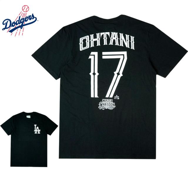 大谷翔平 Tシャツ ミスターカートゥーン 公式 ドジャース グッズ 両面クリックポスト対応可FANATICS ファナティクス オフィシャルTシャツLA DODGERS ロサンゼルス ドジャースMISTER CARTOON グラフィティー TATOO ローライダー チカーノMLB デコピン