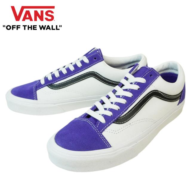 VANS スニーカーVANS ヴァンズ バンズ【箱なし】STYLE 36 スタイル36Retro Sport  Blue レトロスポーツ ロイヤルブルースウェード キャンバス パープル 紫 青メンズ レディース スニーカー 靴
