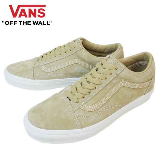 VANS スニーカーVANS ヴァンズ バンズ【箱なし】OLD SKOOL オールドスクールPIG SUEDE INCENSE ピッグスエード インセンススウェード レザー ベージュ ワントーンメンズ レディース スニーカー 靴 ローカット sk8 スケシュー