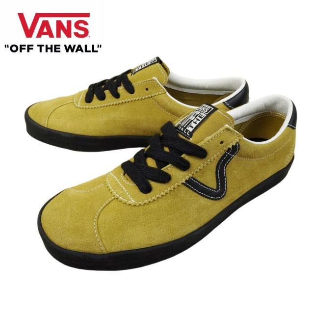VANS スニーカーVANS ヴァンズ バンズ【箱なし】SPORT LOW  スポーツ ローSUEDE ANTELOPE スエード アンテロープキャメル 黒 ブラウン ブラック スウェード ロゴメンズ レディース スエード 靴 レトロ クラシック ヴィンテージ