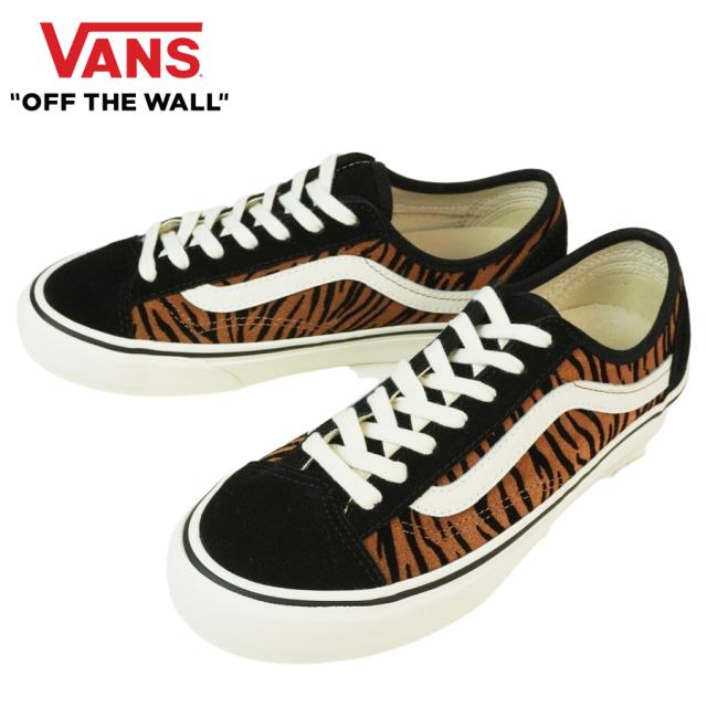 バンズ VANS ヴァンズSTYLE 36 DECON SFスタイル36 ディーコン サーフ【箱無し】(ANIMAL STRIPES)BLKMSHMLW(アニマルストライプス)ブラックマシュマロメンズ レディース スニーカー 靴 スケボー sk8 ストリート ローカット 黒