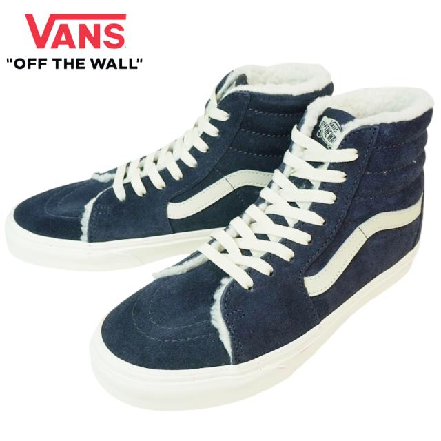 バンズ VANS ヴァンズ【箱無し】SK8-HI スケートハイ スケーターハイCOZY HUG PARISIAN NIGHT コージーハグ パリジャンナイトネイビー 紺 ボア スウェード スエードメンズ レディース スニーカー 靴 スケボー ハイカット
