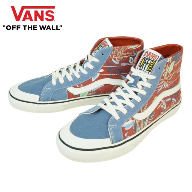 バンズ VANS ヴァンズ【箱無し】SK8-HI 138 DEC スケートハイ スケーターハイ138HAWANJNGL MNLGHTBLMSHMLW ハワイアン ジャングル花柄 アロハ トロピカル スエード 赤 青メンズ レディース スニーカー 靴 スケボー ハイカット