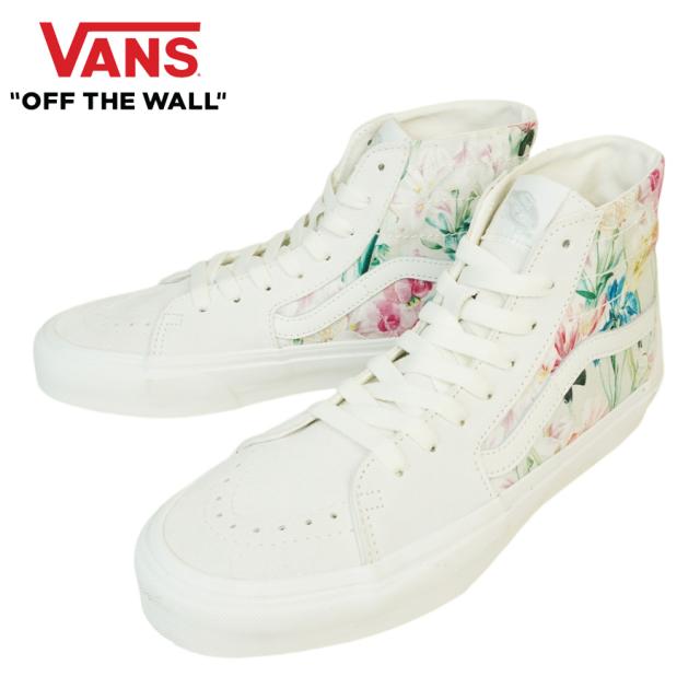 バンズ VANS ヴァンズSK8 HI TAPERED スケートハイ スケーターハイ テーパードBOUQUET MULTI ブーケ マルチ花柄 ホワイト 白 スウェード スエードメンズ レディース スニーカー 靴 スケボー ハイカット