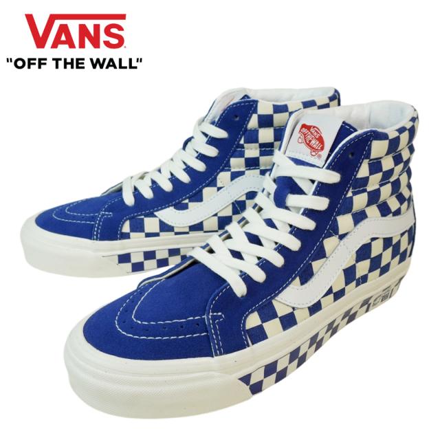 バンズ VANS ヴァンズ【箱無し】SK8 HI 38 DX スケートハイ スケーターハイ 38デラックスANAHEIM FACTORY OG BLUE CHECKER COMBOアナハイムファクトリー チェッカーボード 青 ブルーメンズ レディース スニーカー 靴 スケボー ハイカット