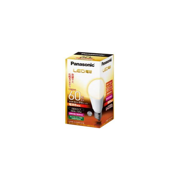 LDA7LGSK6(10)【Panasonic】１個2,180円(税込￥2,398)LED電球E26口金白熱球６０Ｗ相当10個セット