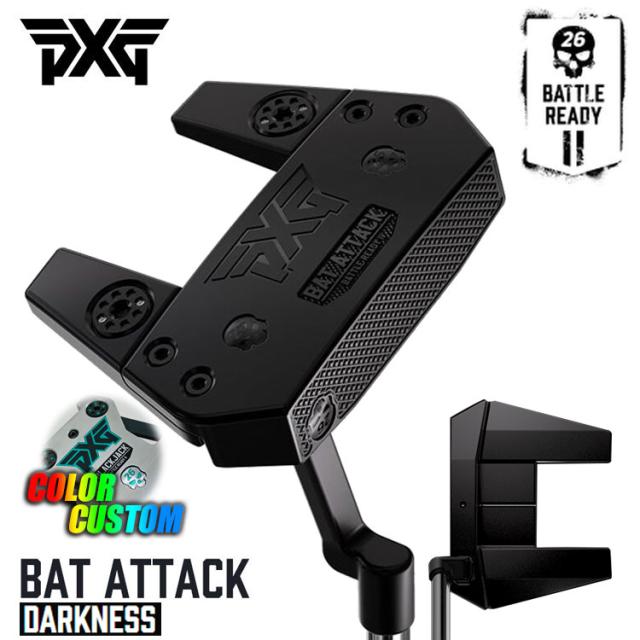【パター・受注生産】PXG バトルレディ2 ダークネス BATTLE READY2 DARKNESS バットアタック パター BAT ATTACK PUTTER