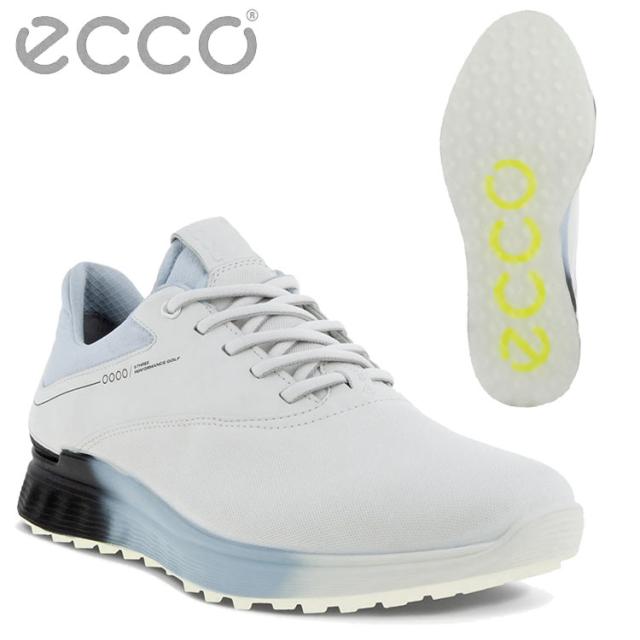 【大特価 SALE】 エコー ゴルフシューズ エス スリー レース 102944 60613 WHITE/BLACK/AIR ECCO M GOLFS-THREE LACE