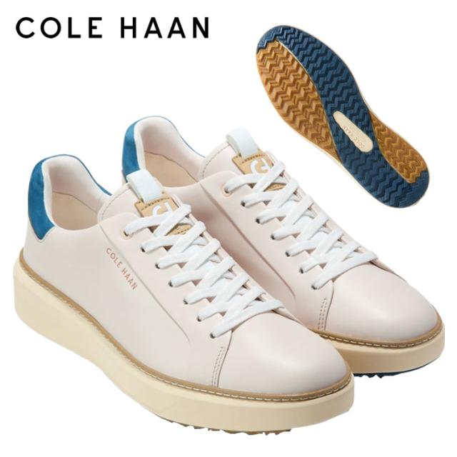 コールハーン COLE HAAN ゴルフシューズ スパイクレス C38951 グランドプロ トップスピン ゴルフ mens バーチ/ブルーウィングティール/アラバスターグリーム