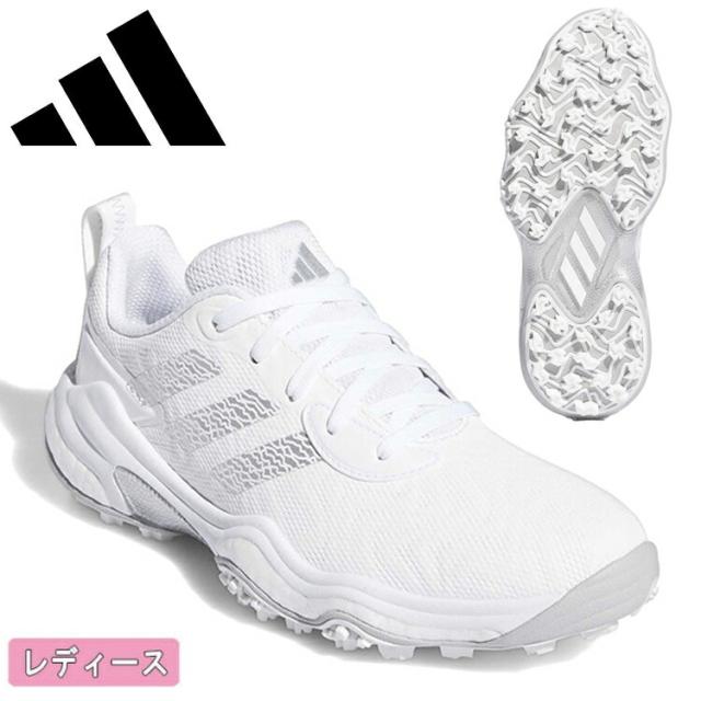 【レディース】アディダス adidas ウィメンズ コードカオス 25 NKZ94 ID8730 CODECHAOS 25 GOLF SHOES フットウェアホワイト/シルバーメタリック/グレーツー ゴルフシューズ スパイクレス