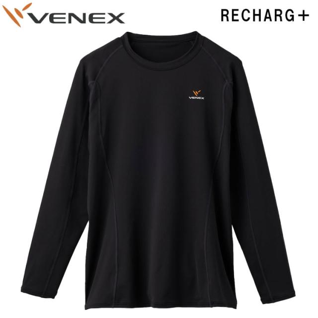 ベネクス リチャージプラス Tシャツ 【一般医療機器】 長袖 メンズ VENEX RECHARGE+ 6431 リカバリーウェア アンダーウェア ゴルフ