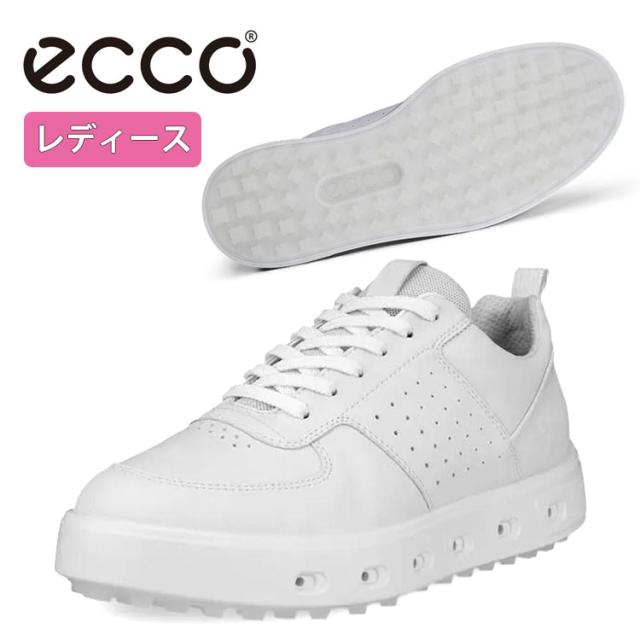 【レディ−ス】エコー スパイクレス ゴルフシューズ ストリート セブントゥエンティ GOLF STREET 720 ECCO WOMENS WHITE 110703 01007 ゴルフ