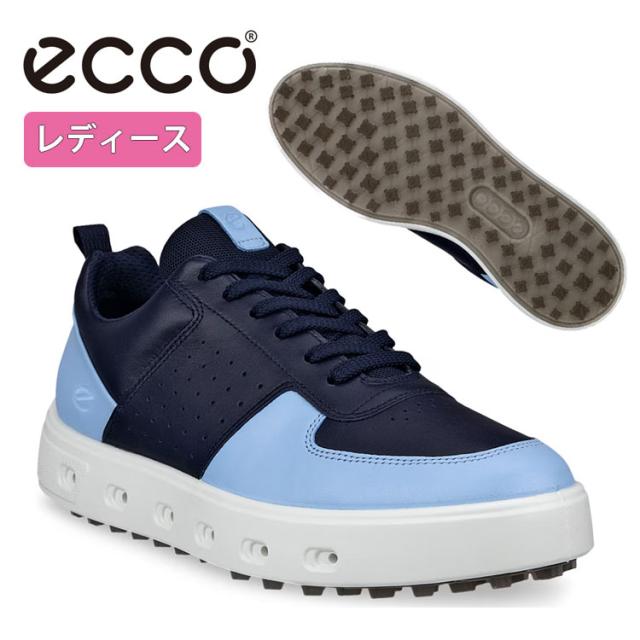 【レディ−ス】エコー スパイクレス ゴルフシューズ ストリート セブントゥエンティ GOLF STREET 720 ECCO WOMENS NIGHT SKY/BLUE BELL 110703 61038 ゴルフ