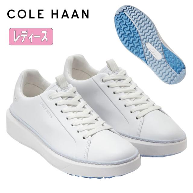 【レディース】コールハーン COLE HAAN ゴルフシューズ スパイクレス W29610 グランドプロ トップスピン ゴルフ womens オプティックホワイト/ヘザー/オプティックホワイト