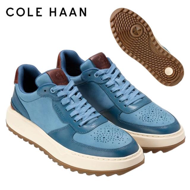コールハーン COLE HAAN ゴルフシューズ スパイクレス C39648 メンズ グランドプロ クロスオーバー Men's GRANDPRO Crossover プロヴィンシャル ブルー/インディアン ティール/アイボリー