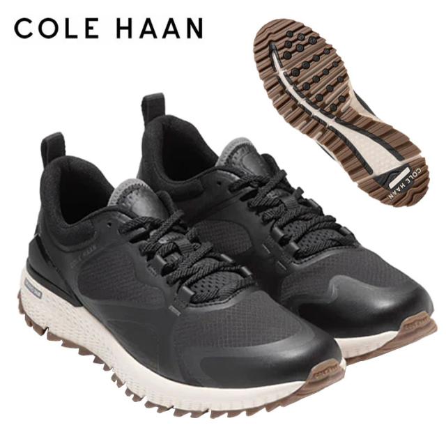 コールハーン COLE HAAN ゴルフシューズ スパイクレス C40638 メンズ ゼログランド オーバーテイク II Men's ZERGRAND Overtake II ブラック／キャッスルロック／アイボリー
