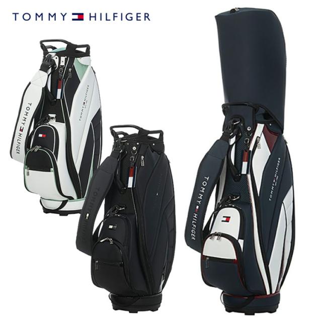 【ネームプレート彫刻無料】トミーヒルフィガー カートキャディバッグ スポーツ 9型 47インチ対応 THMG5SC2   ゴルフ