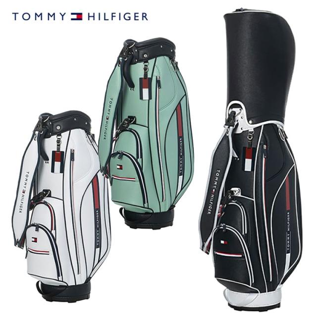 【ネームプレート彫刻無料】トミーヒルフィガー カートキャディバッグ フラッグロゴ 9型 46インチ対応 THMG5SC4   ゴルフ