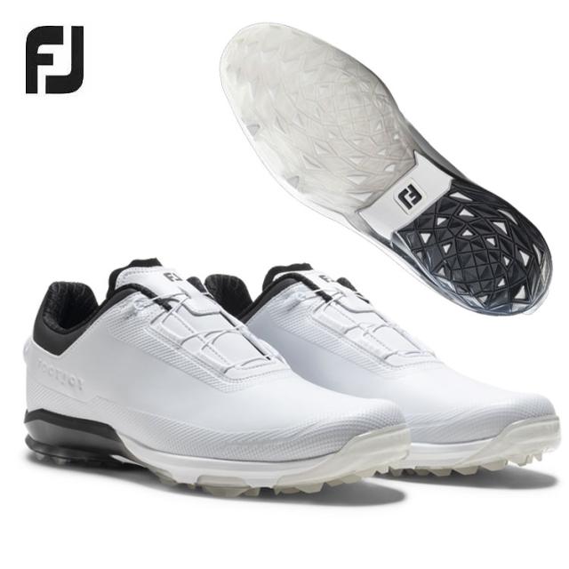 フットジョイ FJ ゴルフシューズ メンズ ドライジョイズ プロ BOA MENS FOOTJOY DRYJOYS PRO 53876 ホワイト/ブラック スパイクレス
