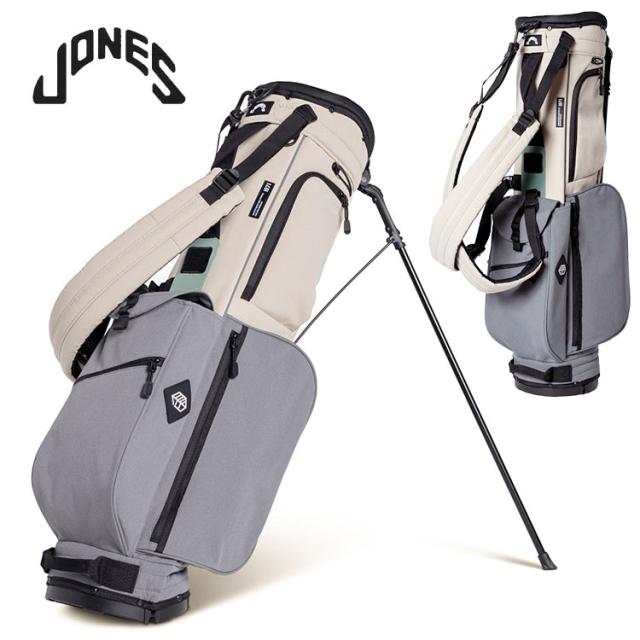 ジョーンズ スタンド キャディバッグ 軽量 ローバースタンドバッグ カーキ/チャコール JONES Rover Stand Bag Khaki/Charcoal 8型 ゴルフ