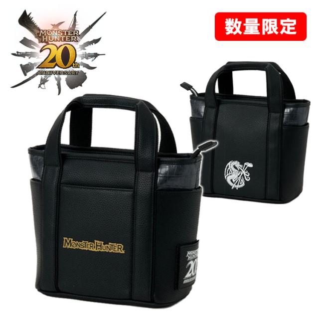【数量限定】 モンスターハンター 20周年記念 カートバッグ ラウンドバッグ MONSTER HUNTER 20th ANNIVERSARY 黒龍 ミラボレアス RBMH-202 ゴルフ