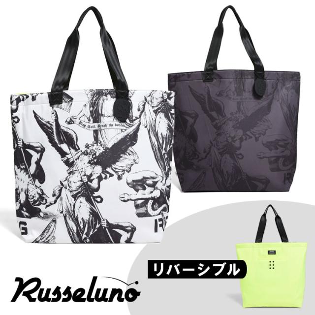 ラッセルノ ゴルフ Russeluno リバーシブル トートバッグ RGD-2432801 REVERSIBLE BIG TOTE (ANGEL)[即日発送・送料無料]