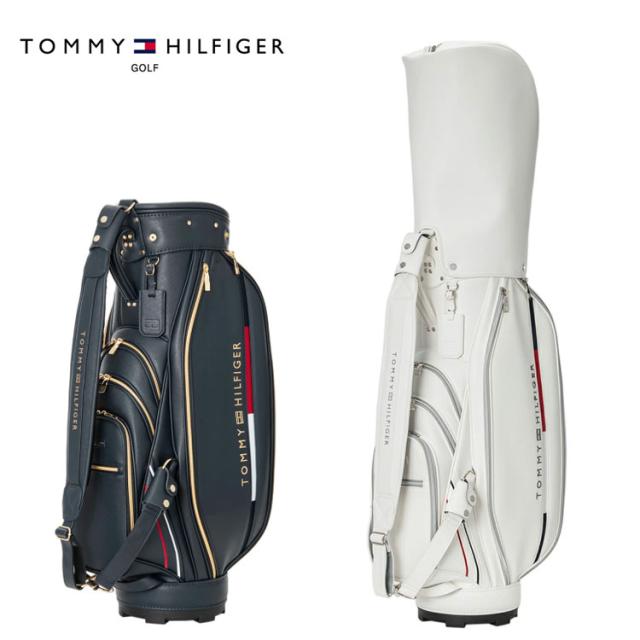 【ネームプレート彫刻無料】トミーヒルフィガー カートキャディバッグ クラシックスポーツ 9型 47インチ対応 THMG5FCB   ゴルフ