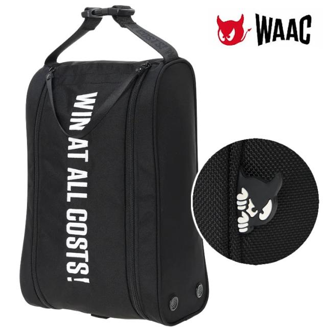 WAAC ワック シューズケース UNISEX ライトシューズケース ブラック ユニセックス シューズバッグ 072254813 ゴルフ