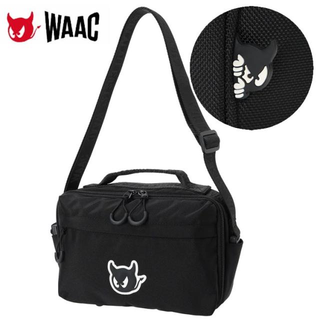 WAAC ワック カートバッグ UNISEX ライトウェイトカートバック ブラック ラウンドバッグ ショルダーバッグ 072254812 ユニセックス ゴルフ