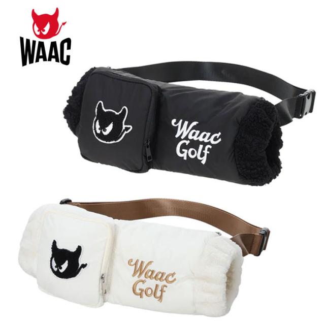 ワック WAAC ユニセックス ウォームバッグ ハンドウォーマー ウエストポーチ式 ミトン 072254871 ゴルフ