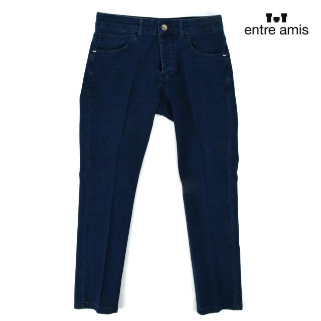 アントレアミ entre amis amis 8177/938L522 425 NAVY デニムパンツ ジーンズ ボタンフライ ネイビー 紺色  メンズ【送料無料】 アントレアミ entre amis amis 8177/938L522 425 NAVY デニムパンツ