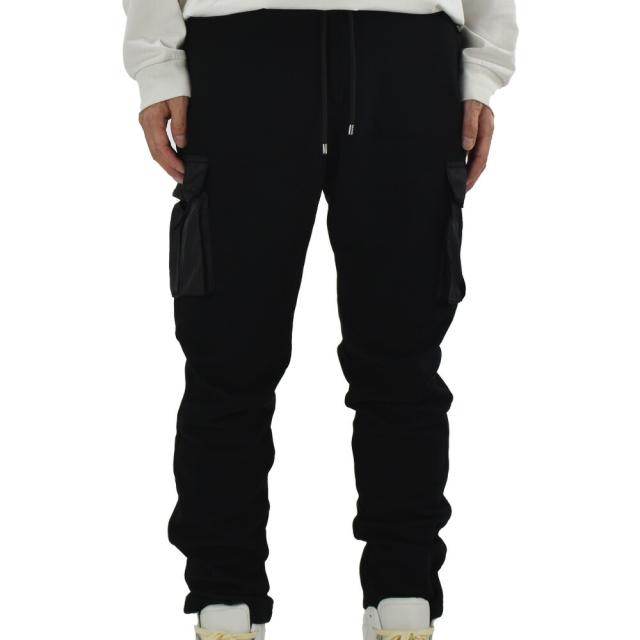 ボーラー BALR. スウェットパンツ メンズ トラックパンツ カーゴパンツ ブラック 黒 Q-CARGO SERIES SLIM ClASSIC SWEATPANTS【送料無料】