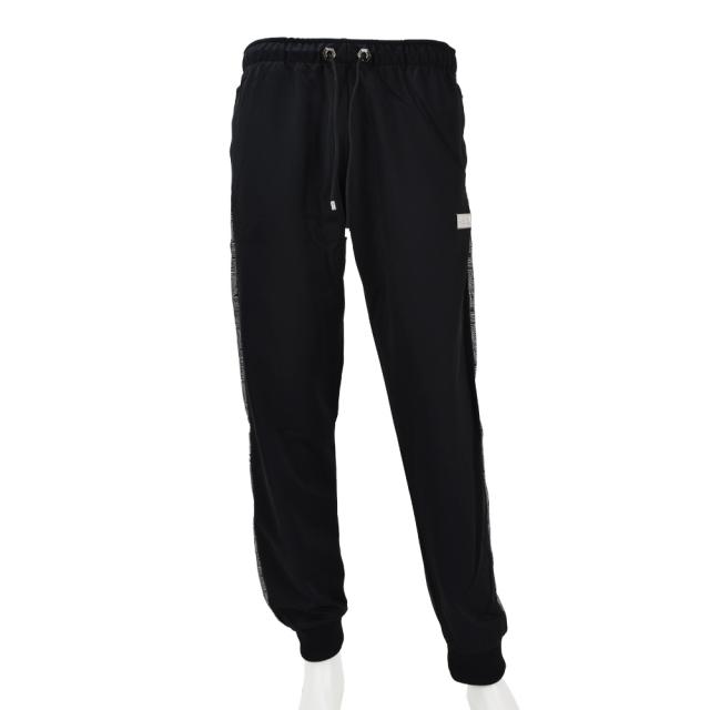 ボーラー ジャージ メンズ トラックパンツ ウエストゴム メタルロゴ ロゴテープ ブラック 黒 BALR. JASPER TRACK PANTS【送料無料】
