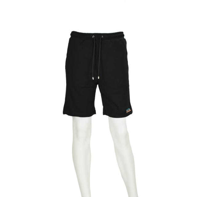 ボーラー ハーフパンツ メンズ ショートパンツ ショーツ スウェットパンツ ブラック 黒 BALR. TONY REGULAR CHROME SWEAT SHORTS【送料無料】