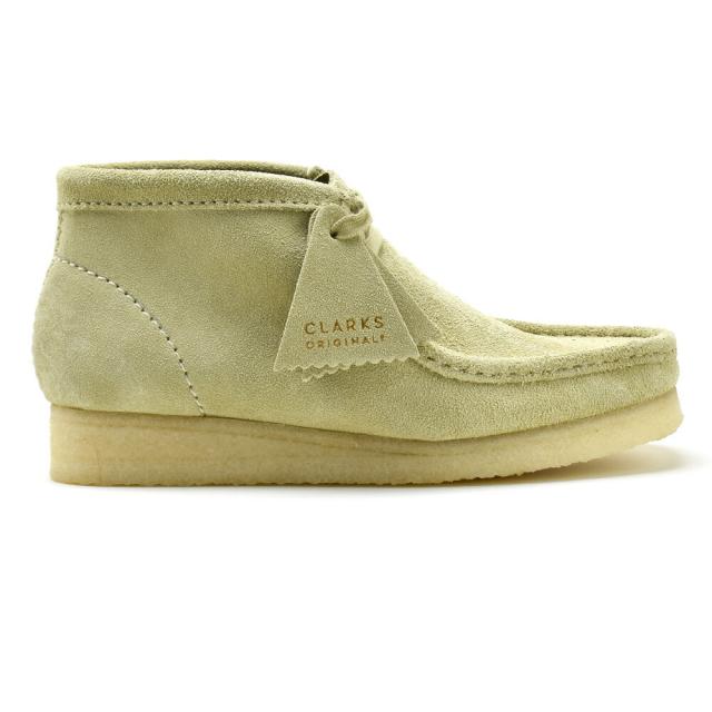 クラークス ワラビーブーツ レディース  チャッカブーツ ショート丈 スエード モカシン メープル ベージュ Clarks Originals WALLABEE BOOTS【送料無料】