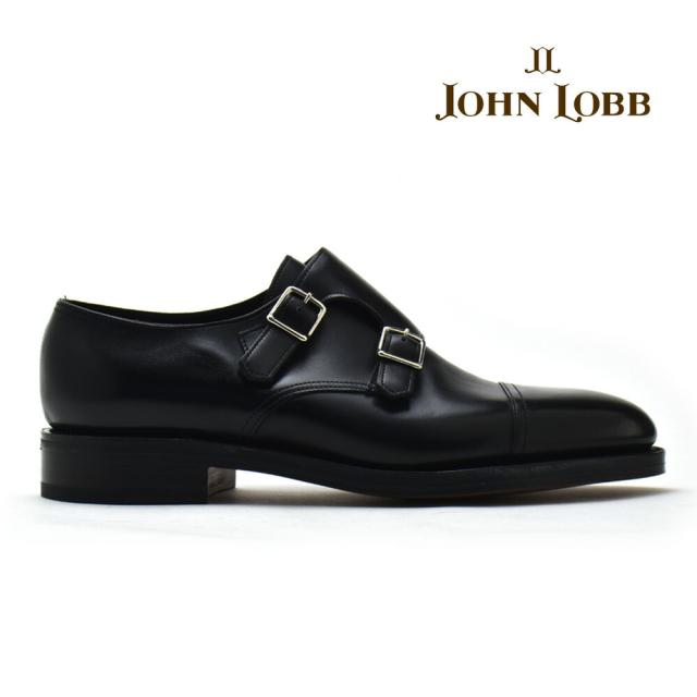ジョンロブ ウィリアム2 ブラック ダブルモンク JOHN LOBB WILLIAM2 ダブルレザー ドレスシューズ メンズ イギリス製 【送料無料】