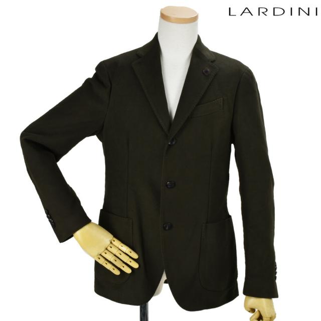 ラルディーニ LARDINI IL903AV/A53531 2454  KHAKI 3つボタン ジャケット テーラードジャケット コットン ジャケット カーキ メンズ【送料無料】