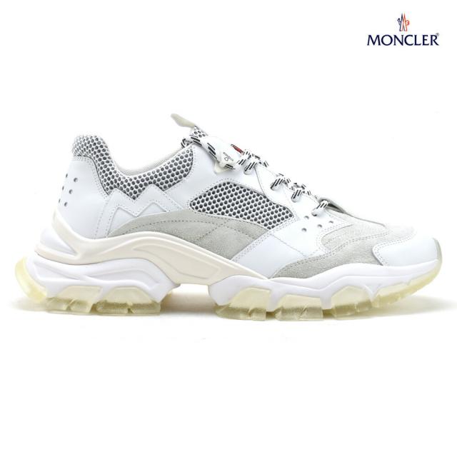 モンクレール スニーカー メンズ ランニングシューズ ホワイト 白 リーブ ノー トレイス ダッドスニーカー MONCLER LEAVE NO TRACE【送料無料】
