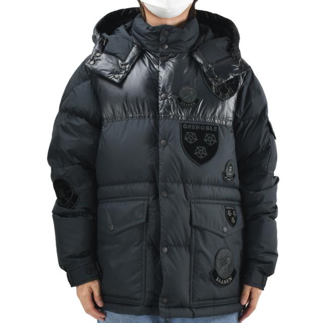 モンクレール MONCLER ダウンジャケット メンズ ブルゾン ナイロンジャケット フード付き ブラック 黒 HYOSERIS GIUBBOTTO【送料無料】