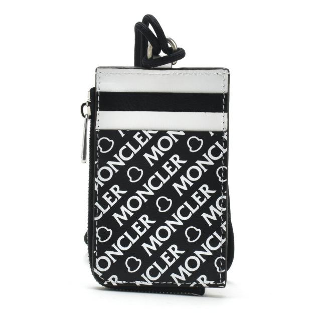 モンクレール MONCLER カードケース メンズ レディース パスケース 小銭入れ ケース ブラック 黒 CARD HOLDER【送料無料】