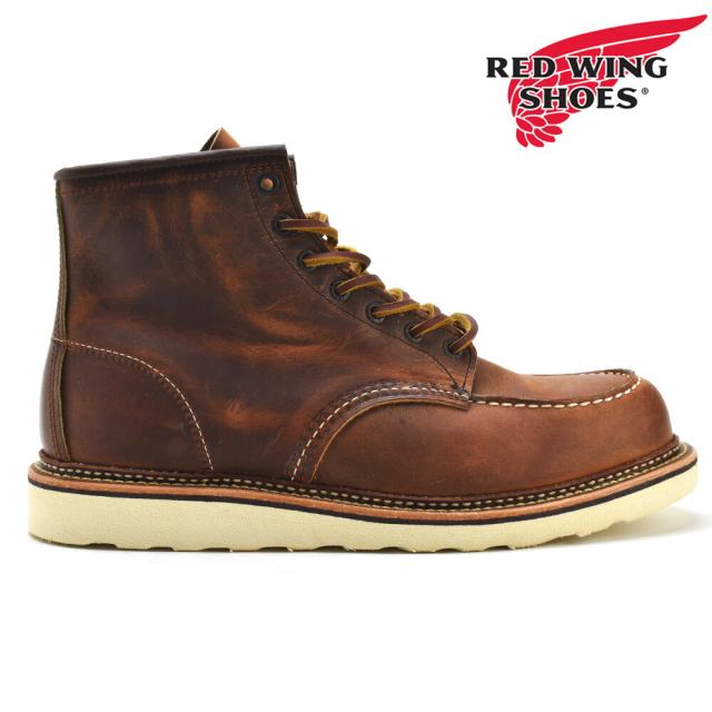 レッドウィング 1907 REDWING  アイリッシュセッター 6-INCH MOC TOE BOOT COPPER  6インチモックトゥ ブーツ コッパー ラフ＆タフ レザー ワークブーツ 【送料無料】