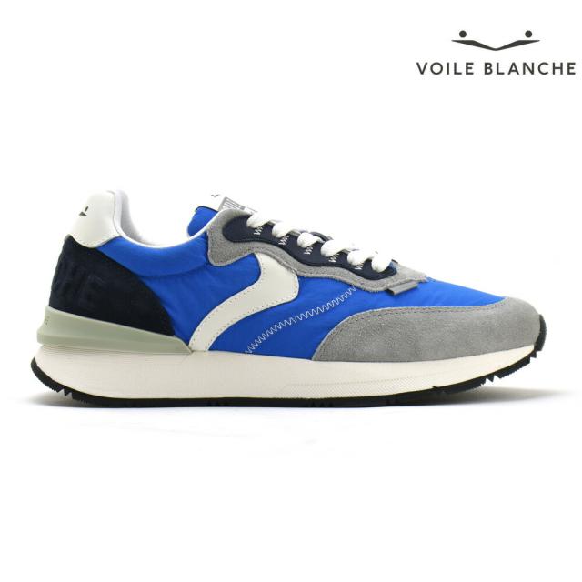 ボイルブランシェ VOILE BLANCHE スニーカー メンズ ローカットスニーカー シューズ 靴 グレー ブルー  QWARK EASY MAN 【送料無料】